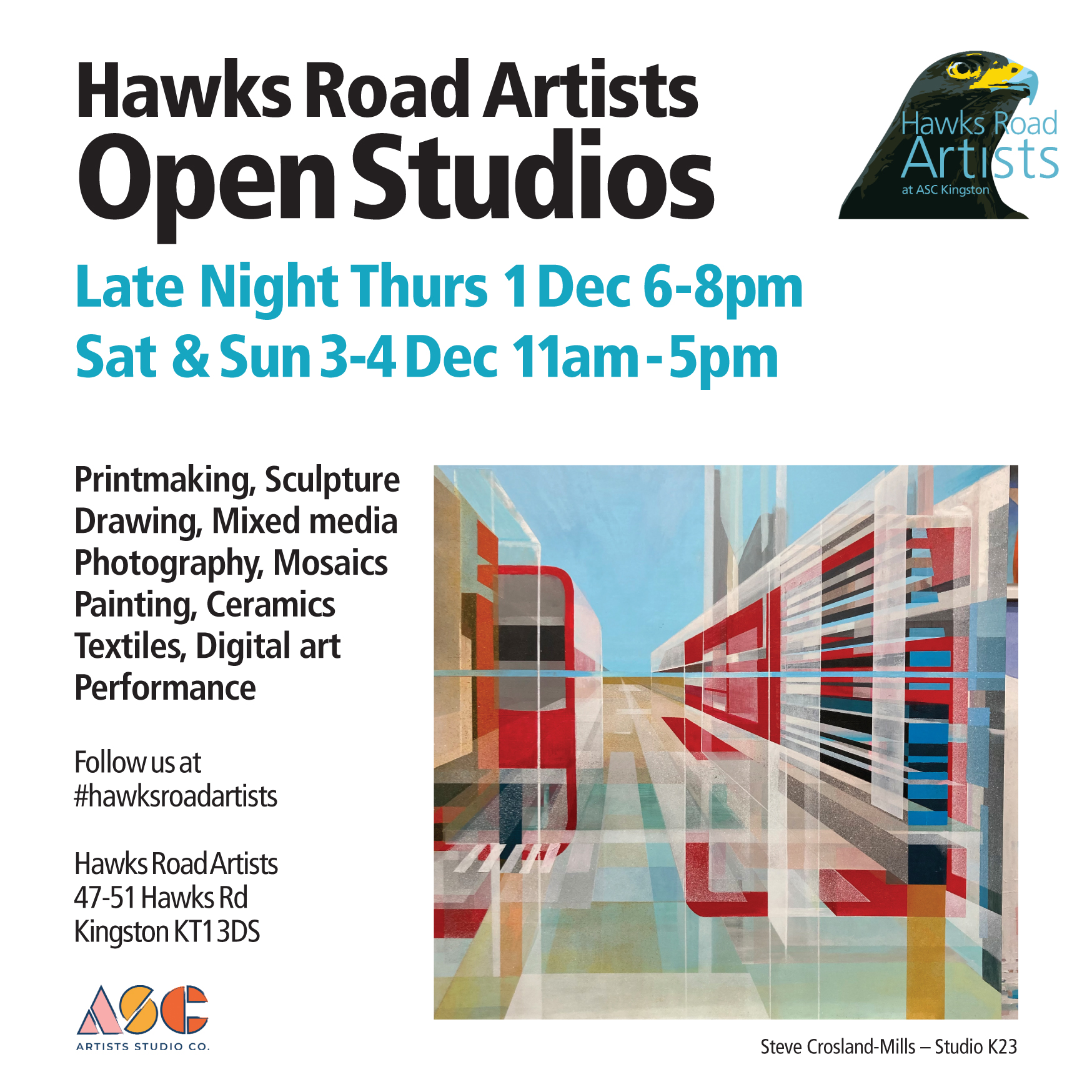 ASC Hawks Road | Open Studios 2022 | ASC
